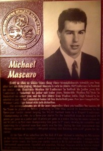 Michael Mascaro - Windsor Locks CT Hall of Fame